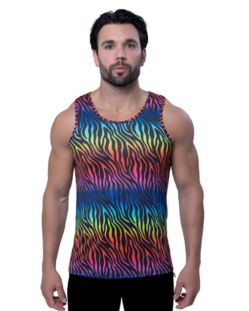 Rainbow Tiger Print Tank Top - Smooth & Breathable | Matador