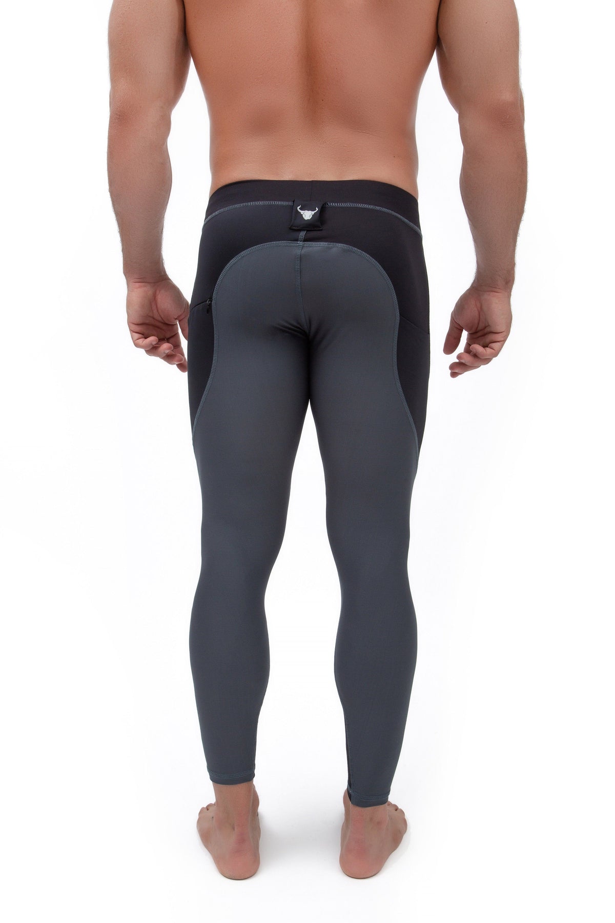 Men's Gray/Black Leggings | Matador Meggings