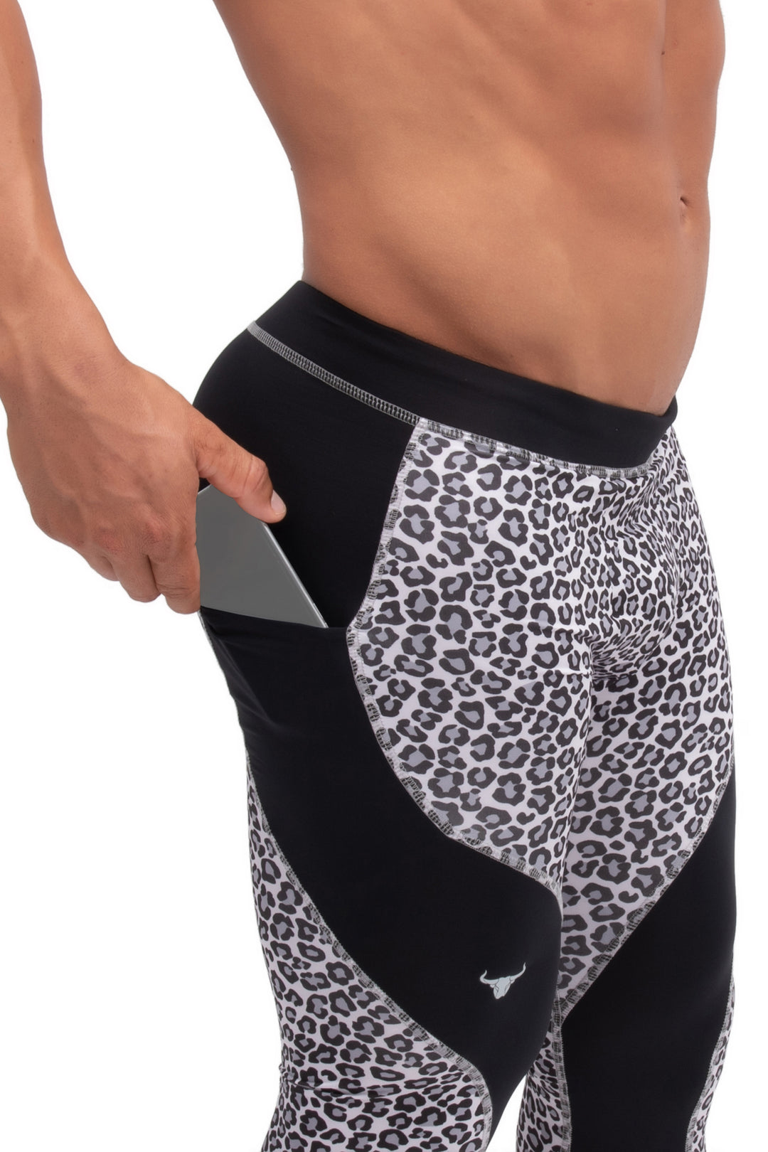 Men's Snow Leopard Leggings | Matador Meggings